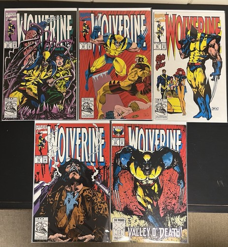 Wolverine 63, 64, 65, 66, 67. 1992/93. 5 Book Lot. Great Condition/White Pages. | eBay