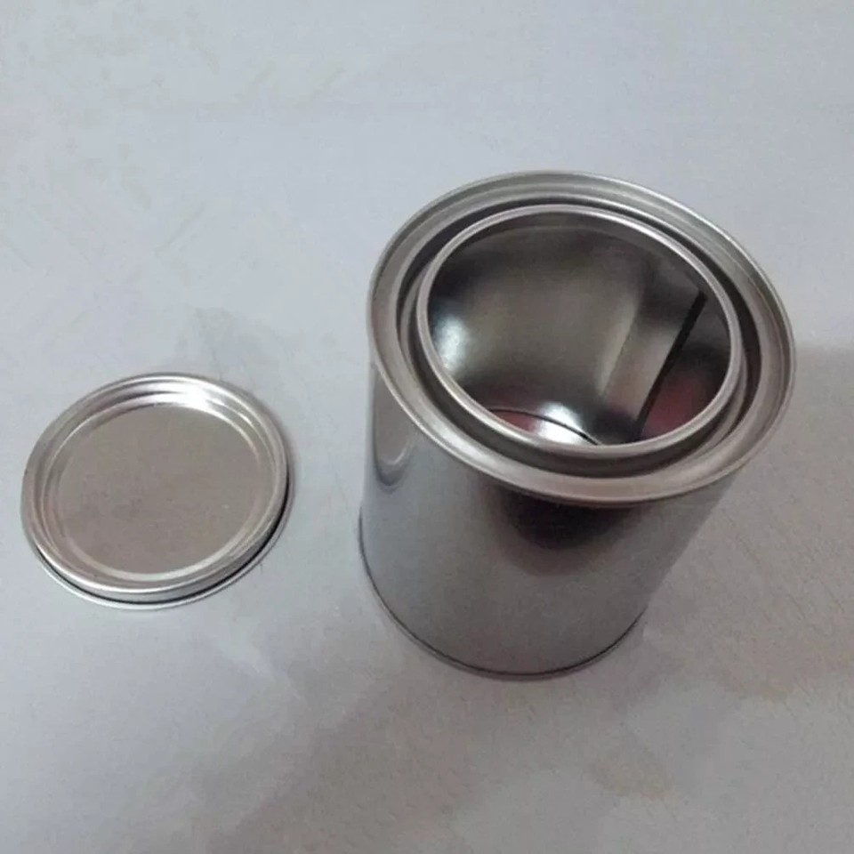 Half Pint Paint Pails 6pcs Empty Paint Cans with Lid Metal Paint Cans ...