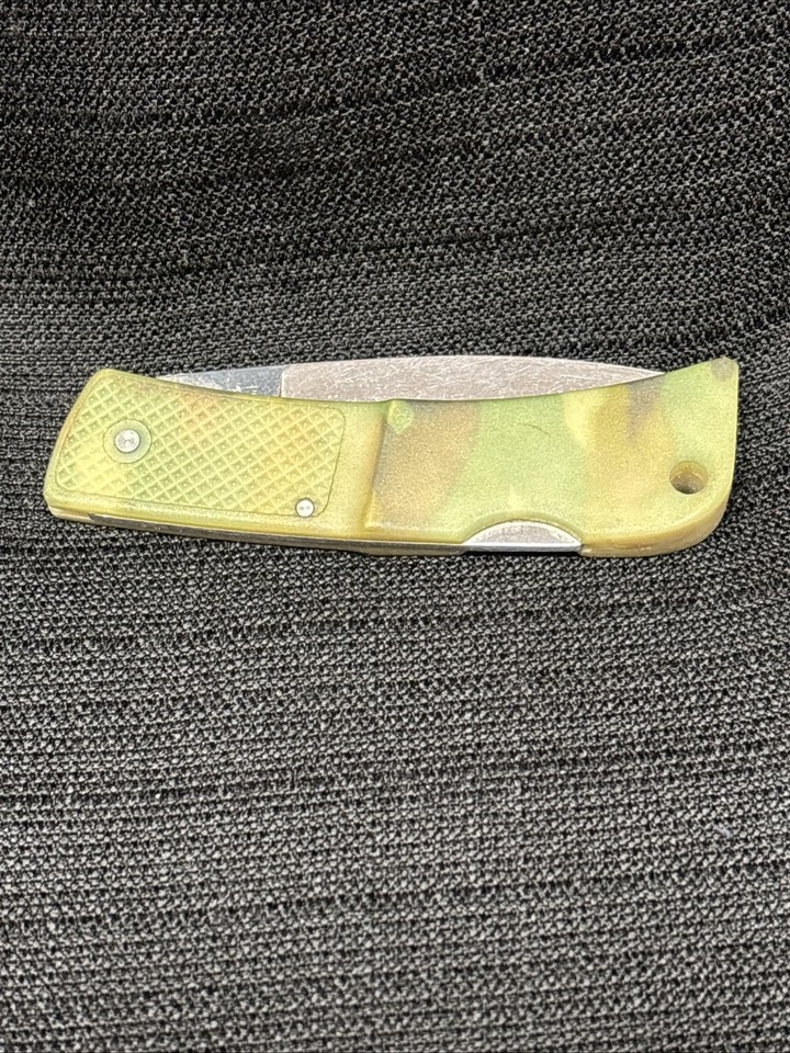 Gerber Small Camo Handle Lockback Folding Pocket Knife USA Blade ...
