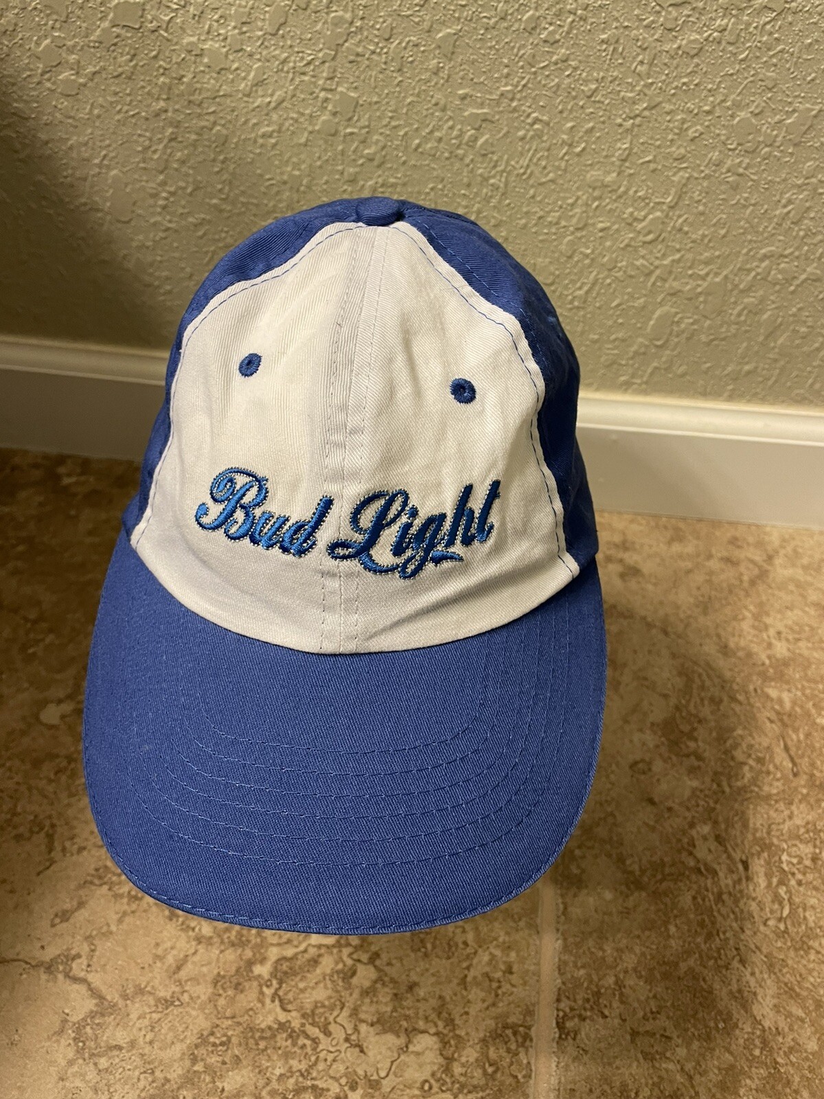 Bud Light Budweiser Baseball Cap Hat Strapback Blue a… - Gem