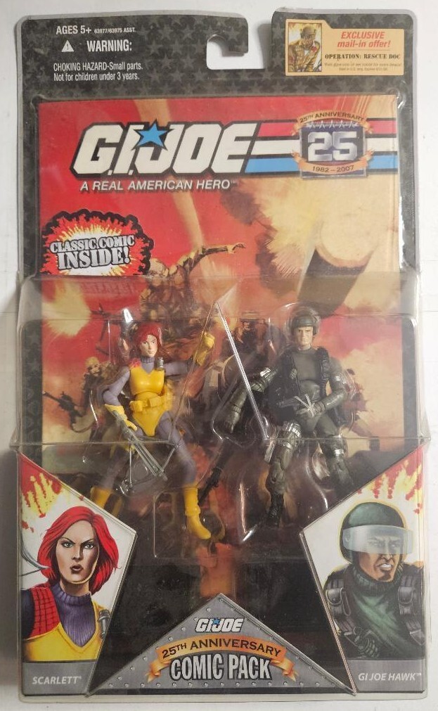 Hasbro GI Joe 25th Anniversary Comic 2 Pack | eBay