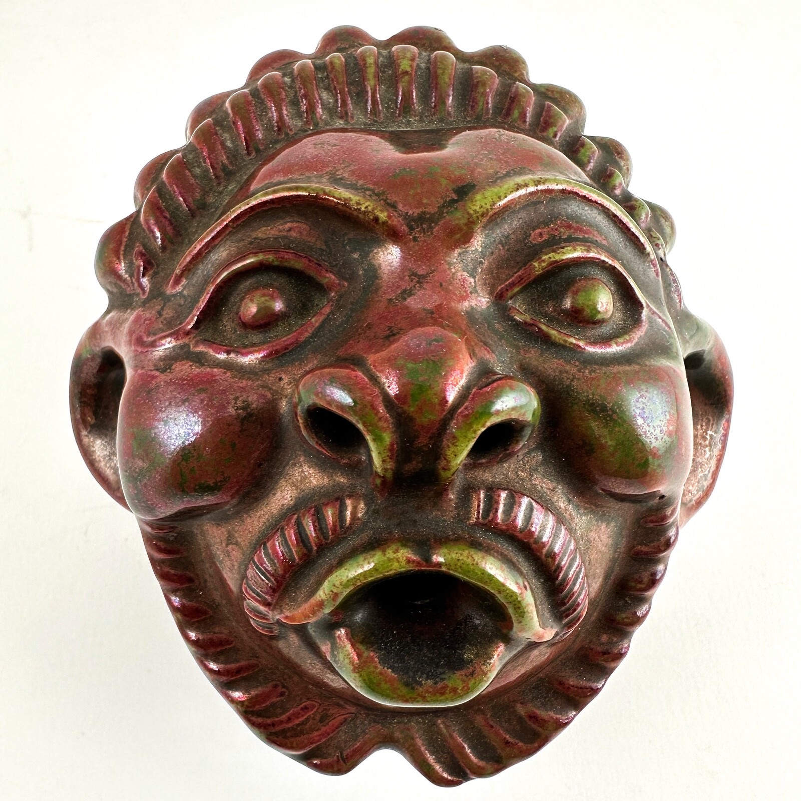 By Laurids Hjorth, Denmark, Ceramic "Aboriginal Head" Figure , Signed ...