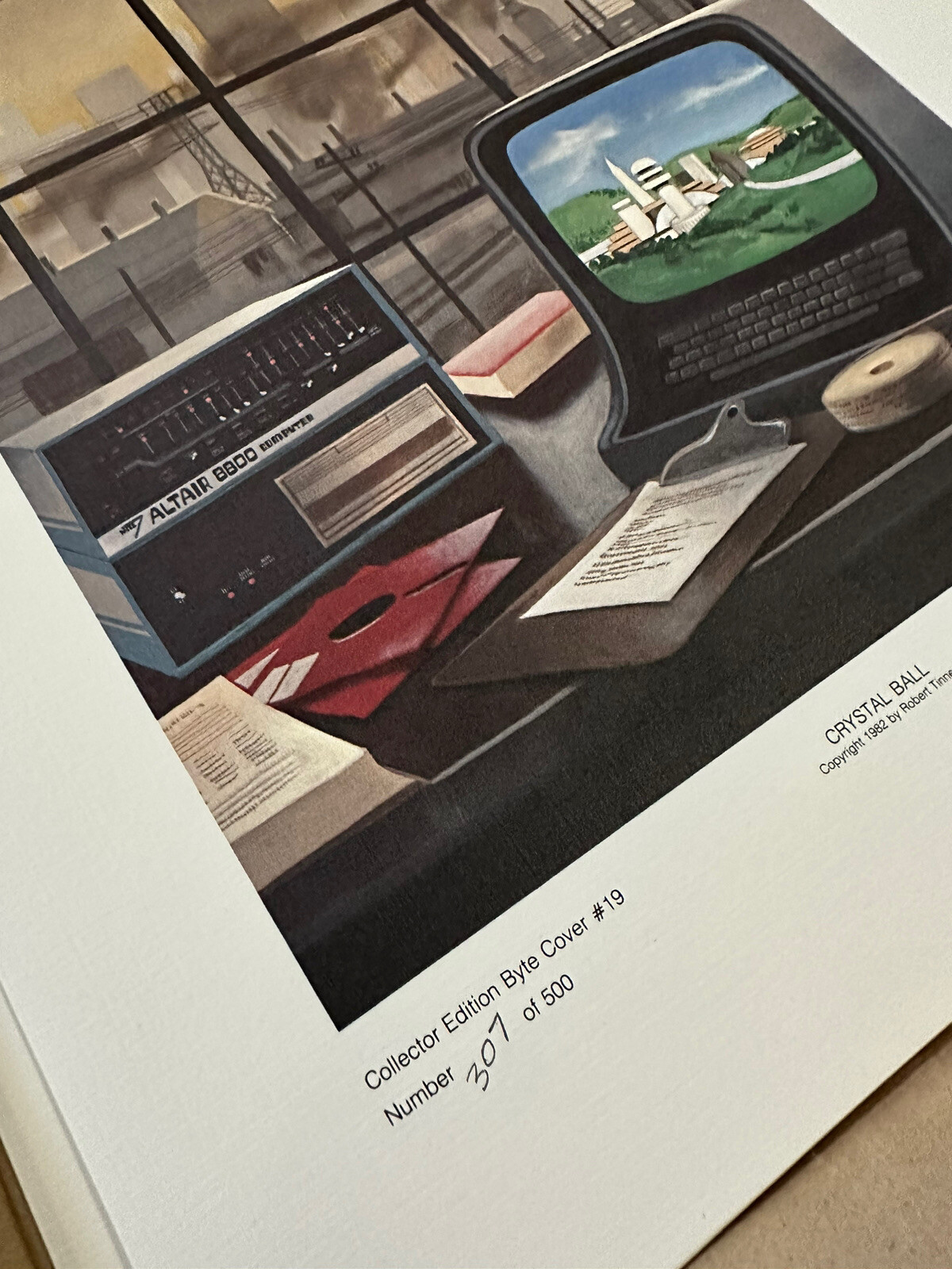 13x Robert Tinney Limited Edition Byte Cover Vintage Computing Art ...