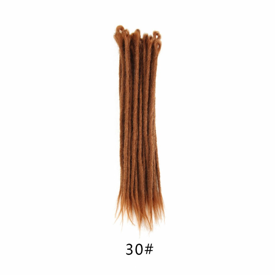 5PCS 20" 24" Dreadlocks Extensions Synthetic Single Ended Dreads SE ...