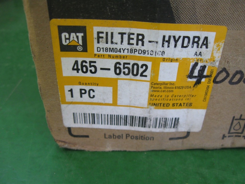 Caterpillar Cat 465-6502 Hydraulic Filter | eBay