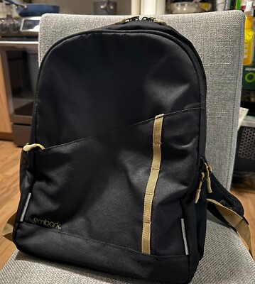 Target Embark Black Laptop Backpack Fits Up to 16-Inch Laptops New ...