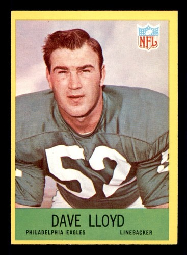 1967 Philadelphia Football #138 Dave Lloyd NM *e1 | eBay
