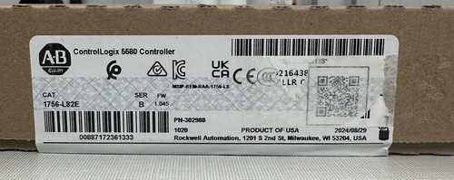 NEW Unopened Allen-Bradley 1756-L82E ALLEN BRADLEY CONTROL LOGIX ...