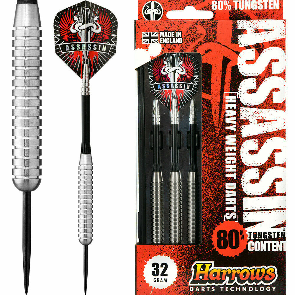Harrows Assassin Steel Tip Darts Set 18g–40g – Multiple Weights | eBay UK