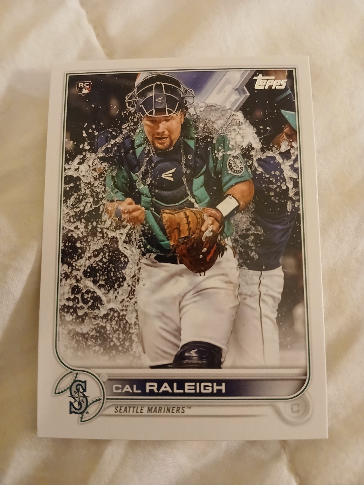2022 Topps Cal Raleigh #277 Rookie RC Photo Variation SP Seattle ...
