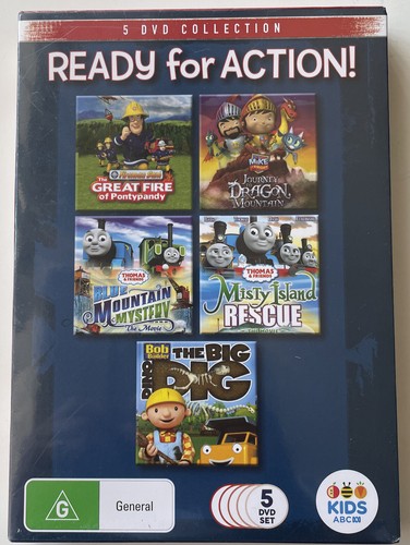 Ready For Action ABC Kids 5 DVDs In Collection Region 4 Free Postage ...