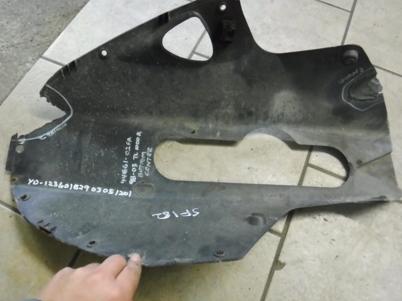 98-03 SUZUKI TL1000R TL1000 OEM BOTTOM BELLY COVER PANEL FAIRING TRIM ...