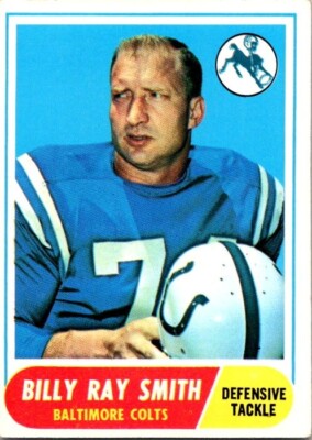 1968 TOPPS FOOTBALL #22 BILLY RAY SMITH MID GRADE JA | eBay