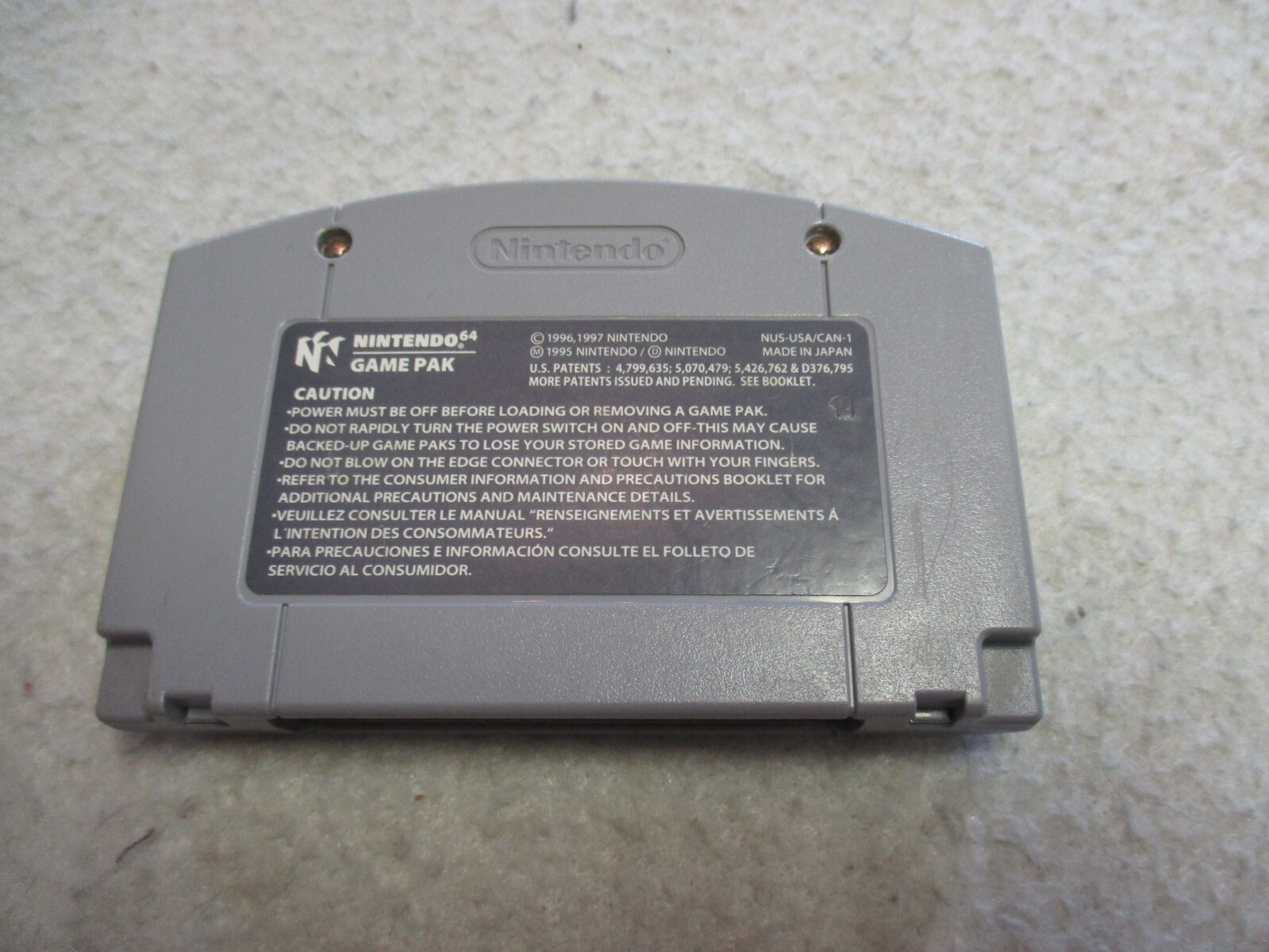 NINTENDO 64 N64 POKEMON STADIUM NFR NOT FOR RESALE VERSION STORE DEMO ...