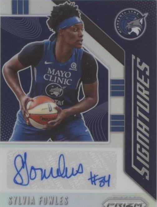 2020 Panini Prizm WNBA - Signatures Sylvia Fowles #SG-SFL Silver Prizm ...