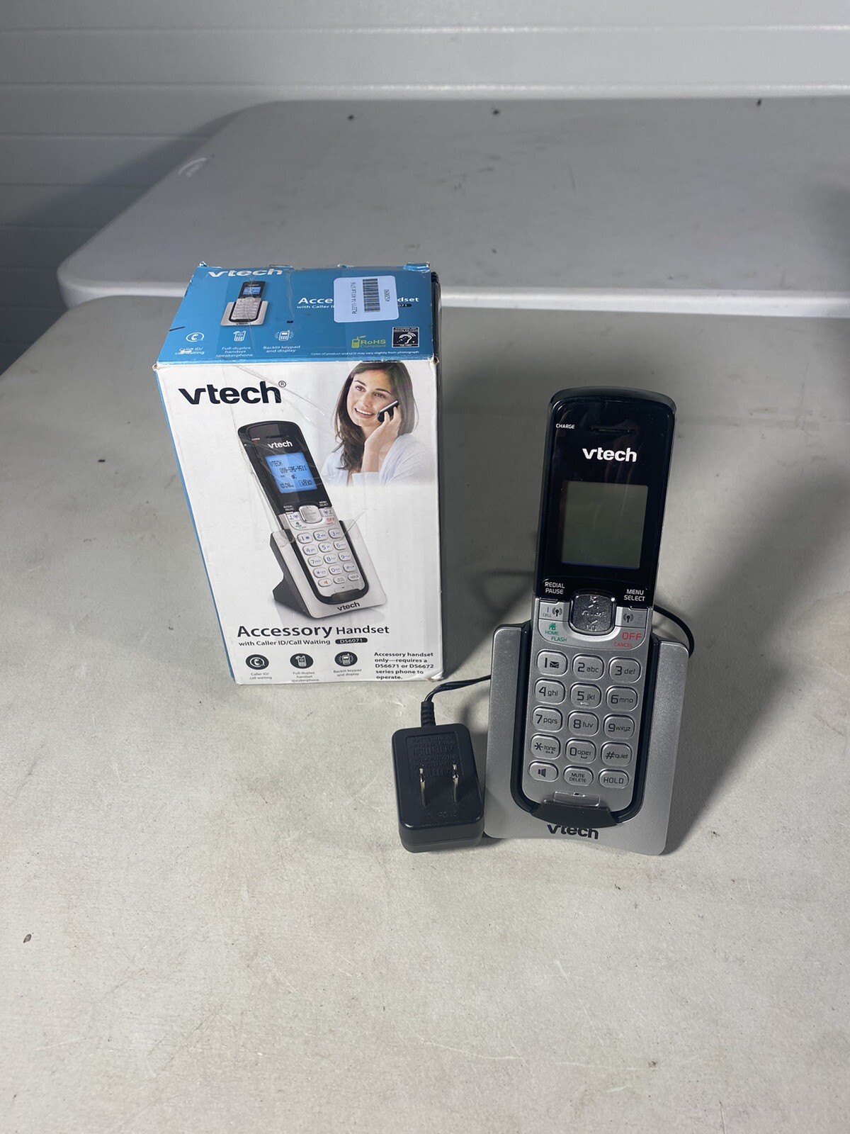 VTech Cordless Telephone DS6071 Handset ** Won’t Charge. **As Is Parts ...