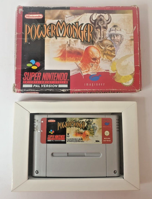 Powermonger - Super Nintendo SNES Game - PAL UKV Boxed - Power Monger ...