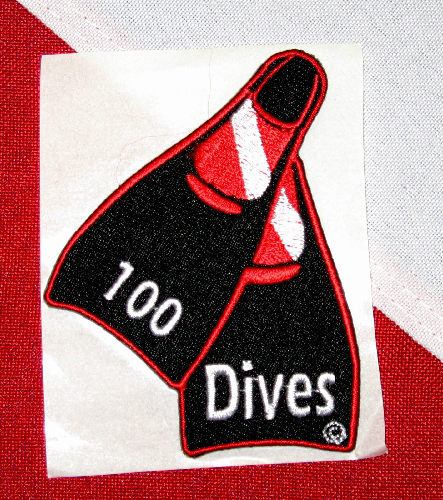 scuba patch diving equipment novelty fun gift snorkeling jacket hat fun ...