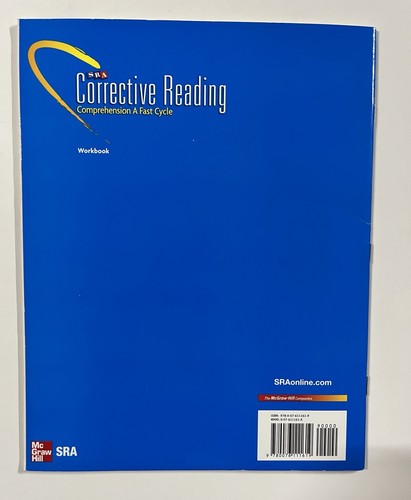 Lot of 7 SRA Corrective Reading Thinking Basics Workbooks Literacy ...