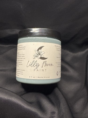 New Lilly Moon Paint Matte Finish 8 fl oz In Rainwater Light Blue | eBay