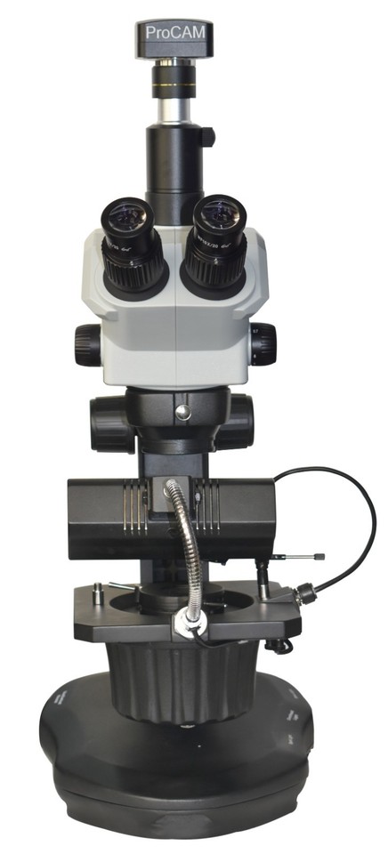 Long Working High Zoom Stereo Gemology Gemstone Darkfield Microscope ...
