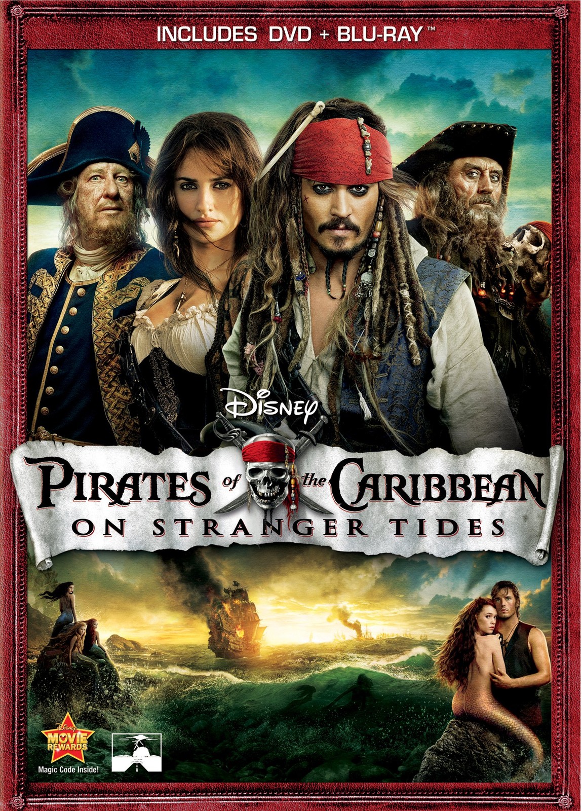 Pirates of the Caribbean: On Stranger Tides (Two-Disc Blu-ray / DVD ...