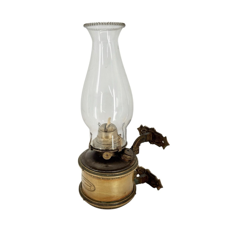 Antique 1990’s Historic Outdoor Oil Lamp Nathan Dohrmann & Co San ...