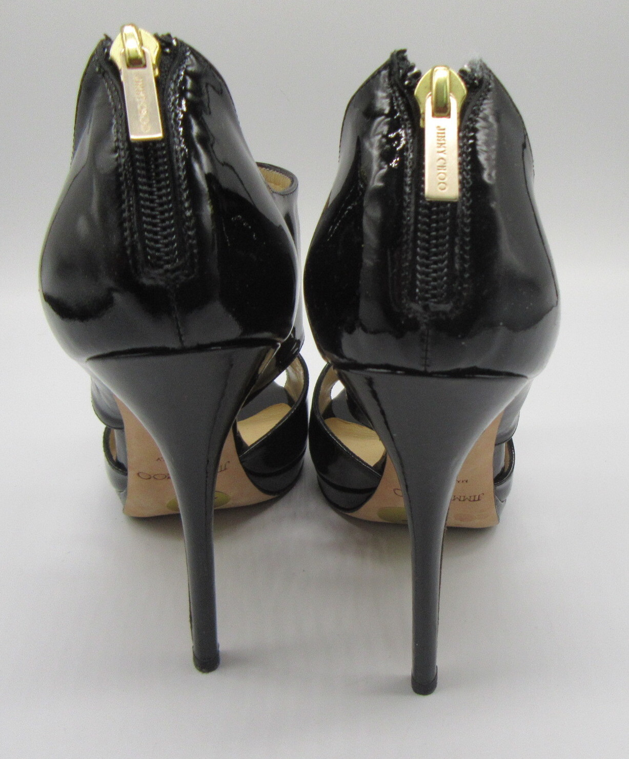 JIMMY CHOO Black Patent Leather Lagoon Pumps Size 41 | eBay