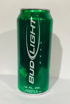 BUD LIGHT 16 OZ BEER CAN 2009 ST. PATRICKS *EMPTY CAN* | eBay
