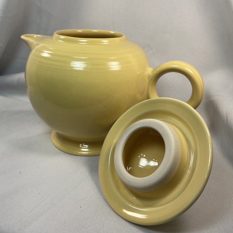 Fiestaware Teapot, Homer Laughlin Pale Yellow | eBay