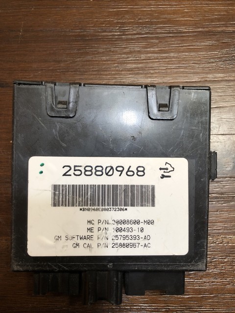 07 08 Chevrolet Tahoe Tailgate Lift Gate Control Module 25880968 OEM ...