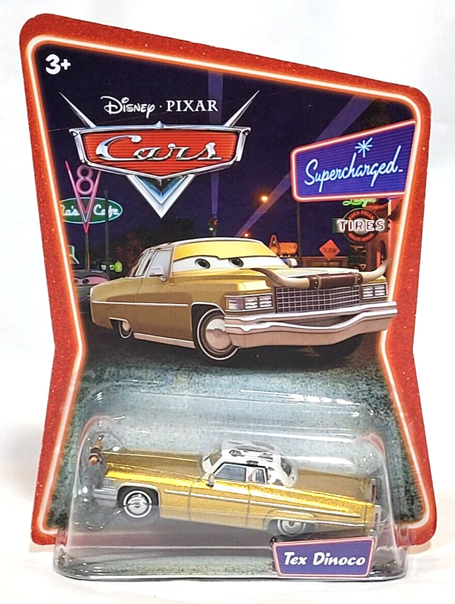 Mattel Disney Pixar Cars 3 Tex Dinoco 1:55 Metal Diecast Toys Car Loose