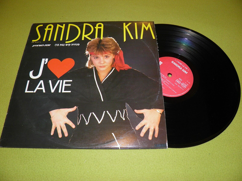Sandra Kim - J'Aime La Vie 1986 Israel Hebrew Sleeve Promo LP ...