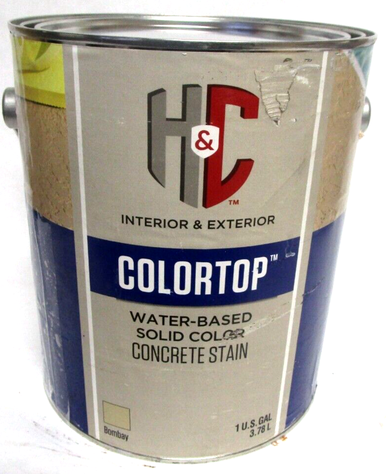 Exterior Water Based Concrete Stain 1 Qt. Cream Concentrated