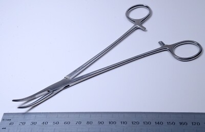 Pilling #18-2390 Schnidt Hemostat Curved Forceps 7½" Stainless Steel ...