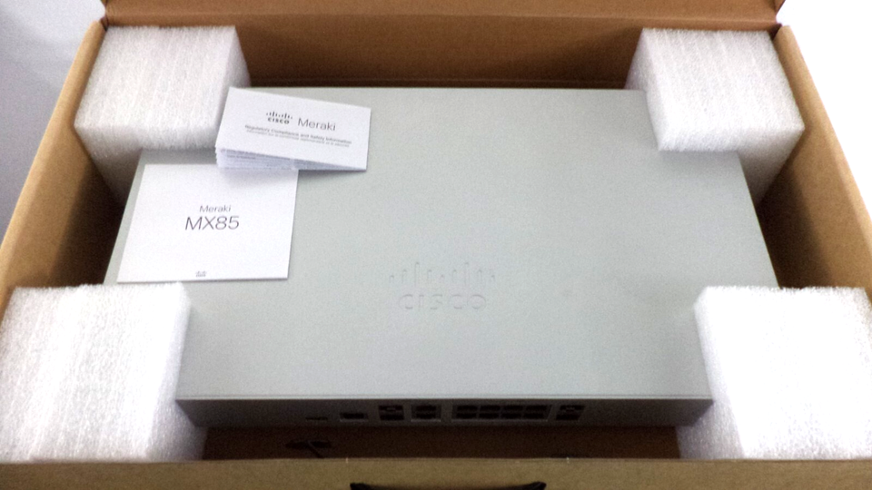 New Cisco Meraki MX85-HW MX85 Router/Security Appliance, UNCLAIMED - 1 ...