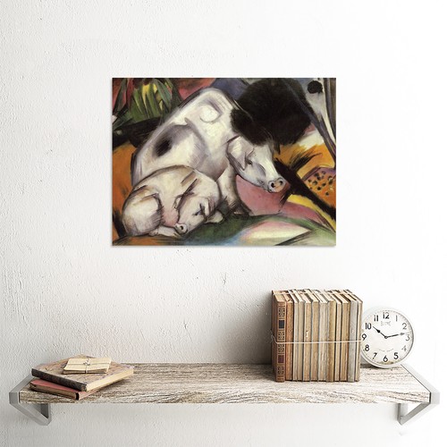 FRANZ MARC PIGS OLD MASTER ART PAINTING PRINT POSTER REPRODUCTION 920OM ...