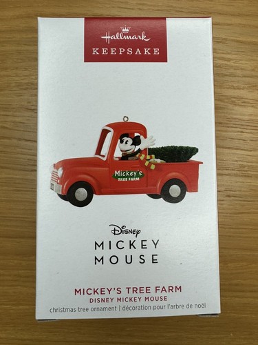 HALLMARK 2023 “Mickey’s Tree Farm” Ornament New In Box | eBay