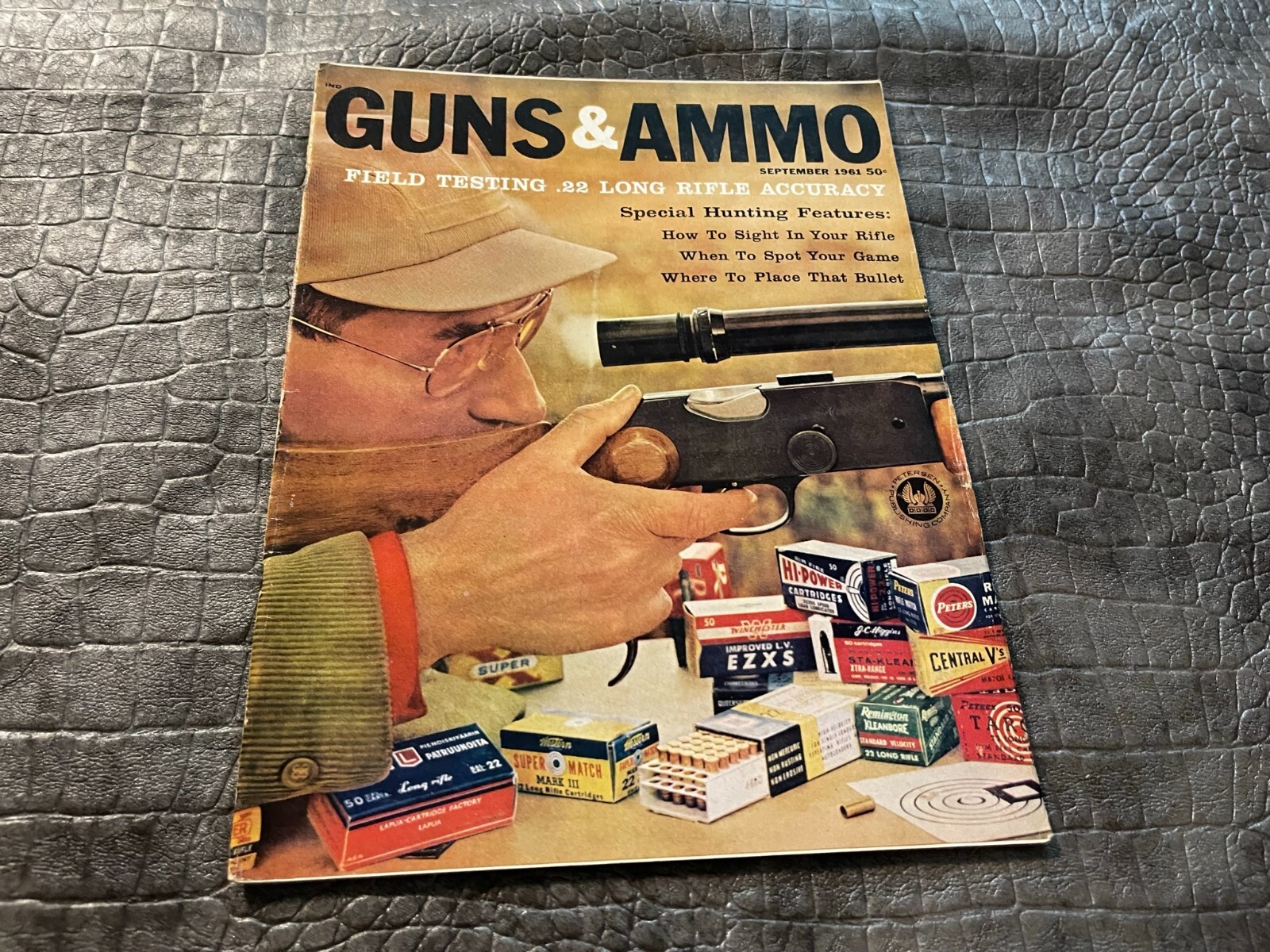 SEPTEMBER 1961 GUNS AND AMMO vintage magazine | eBay