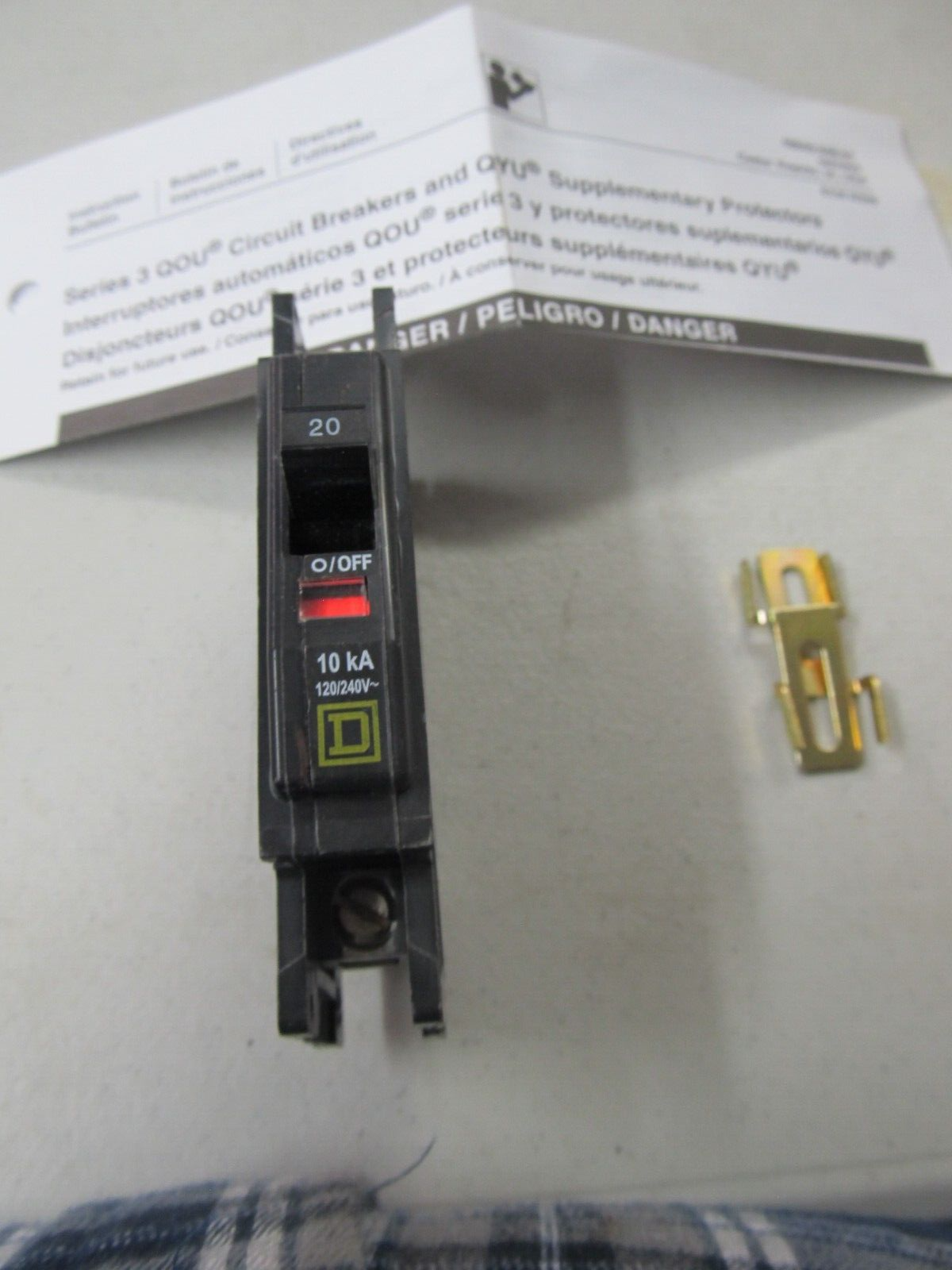 Square D QOU120 Industrial Control System for sale online | eBay