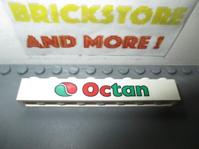 Lego - 1x Brick 1x8 Octan Logo Pattern (Sticker) 6539 3008pb119 | eBay
