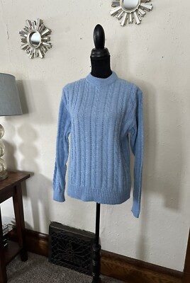 Vintage Prange-Way Periwinkle Sweater Women’s Large Acrylic/Nylon ...