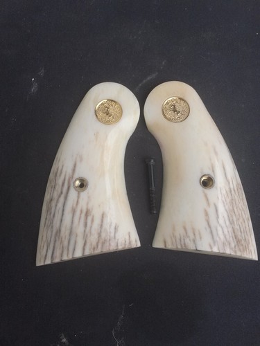 Colt Python Giraffe Bone PREMIUM Orion Outpost OO grips stag gold ...