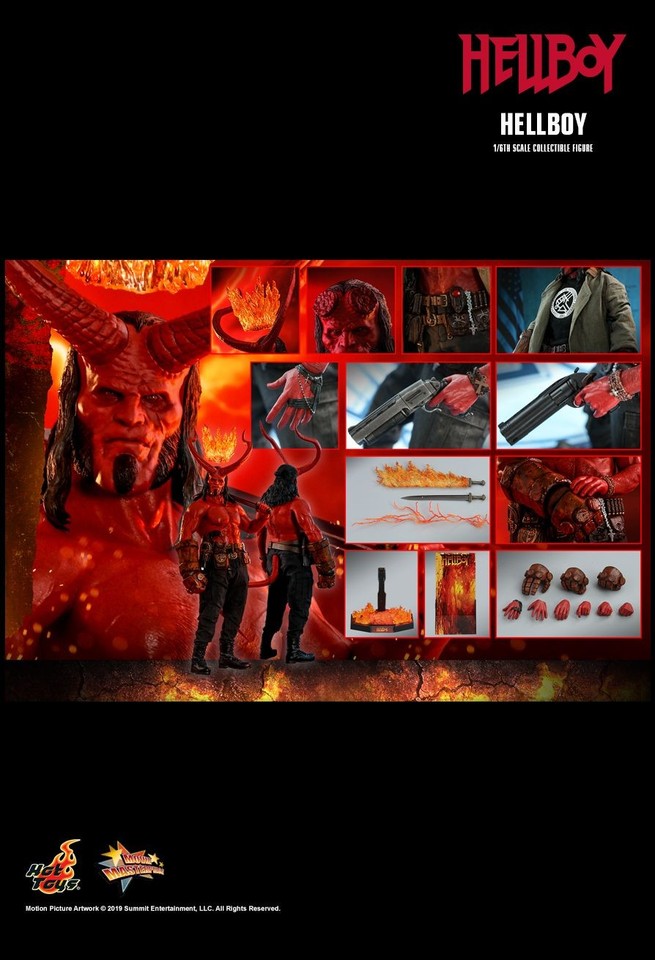 1/6 Scale Toy Hellboy - Red Male Body w/Hand & Tail Set | eBay