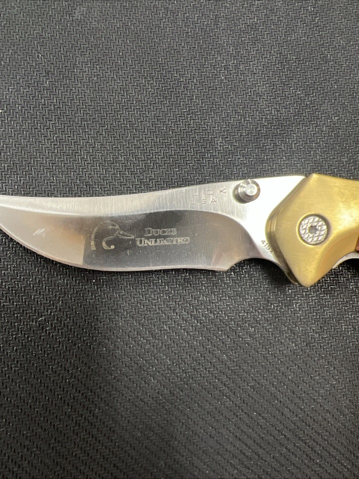 Buck 419 Folding Knife Ducks Unlimited | eBay