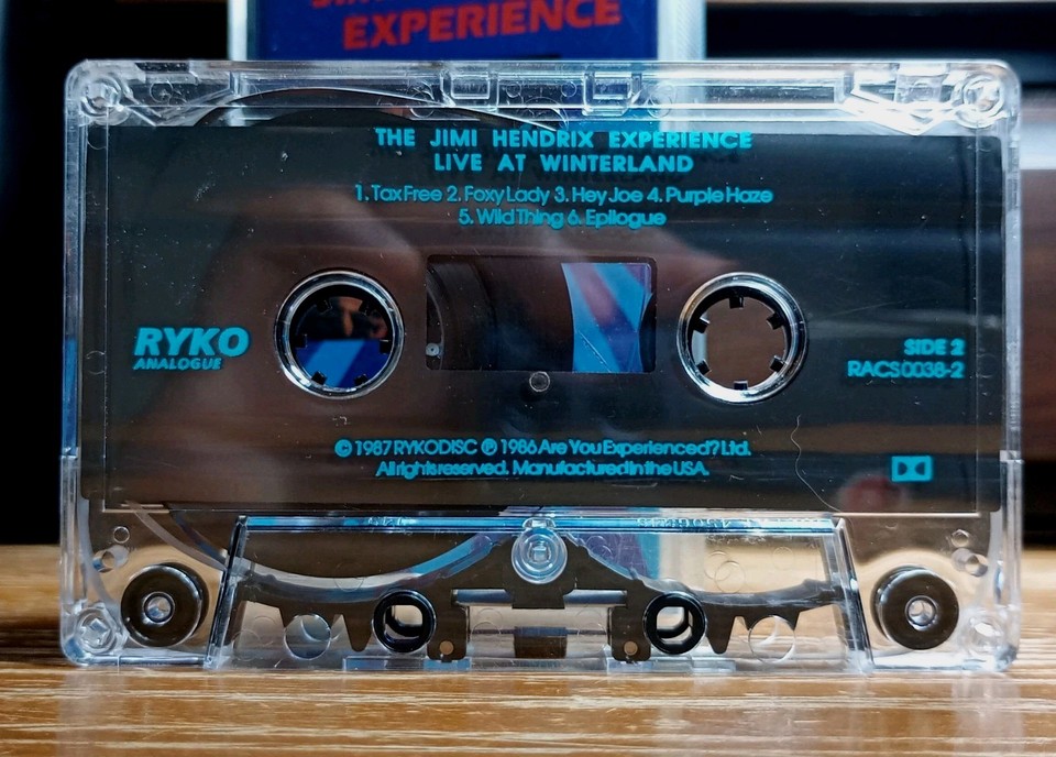 Jimi Hendrix – Live at Winterland (First Cassette Release, 1987 ...