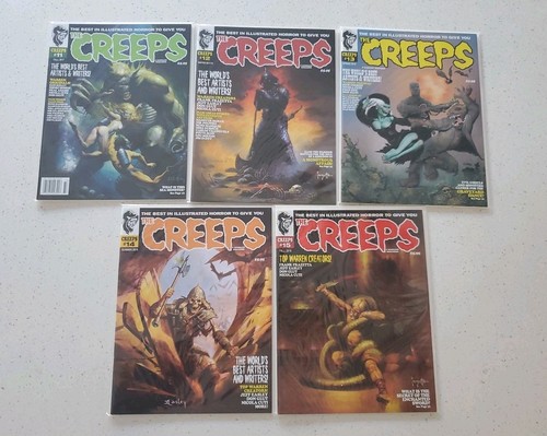 Creeps Magazine # 11, 12, 13, 14, 15 - Warrant Horror/Sci-Fi (Creepy ...