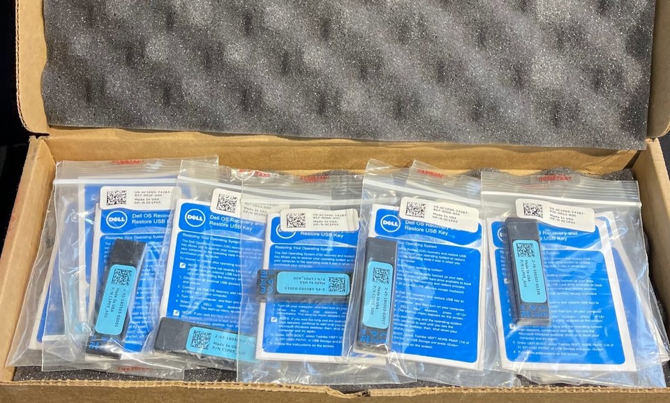 Dell 8GB Windows 10 64Bit Recovery and Restore USB Key Thumb Drive ...