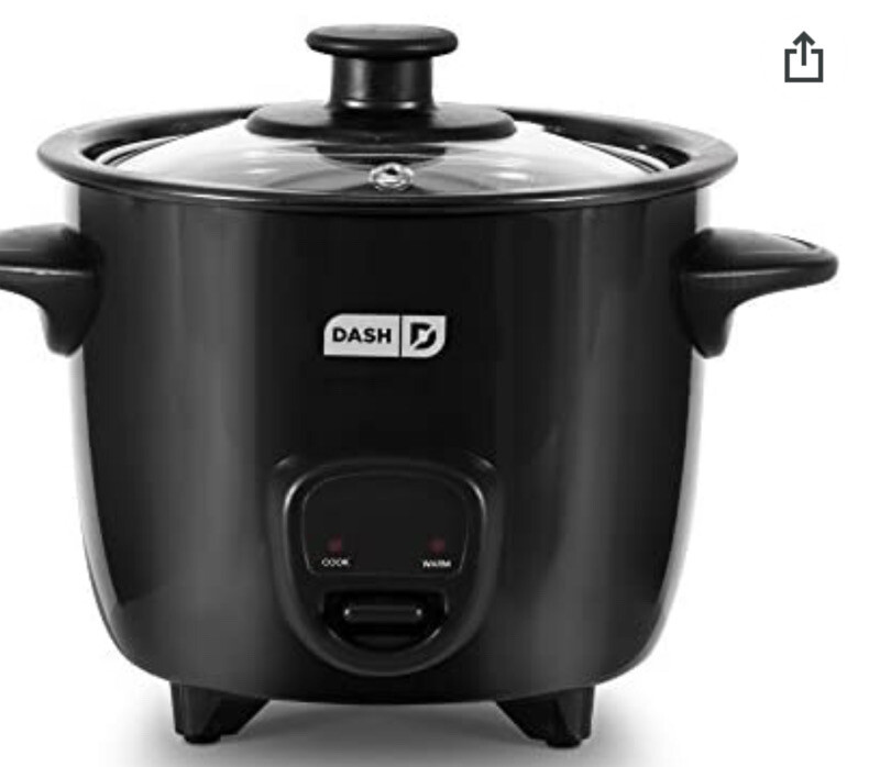 Dash Mini Rice Cooker Steamer with Removable Nonstick Pot, Keep Warm | eBay