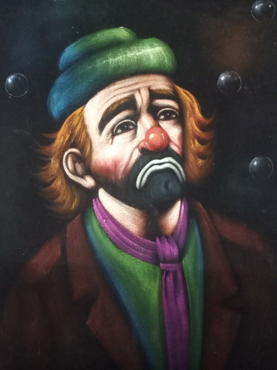 Velvet Clown Painting